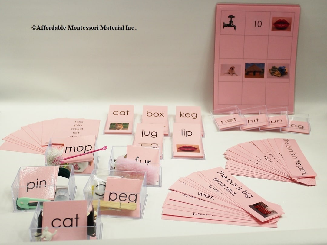 Complete Pink Language Materials - Etsy