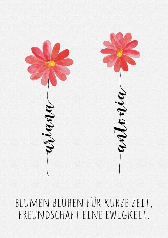 Blumen Bild Mit Spruch Moderne Trauerkarte Mit Schmetterlings Blumen: