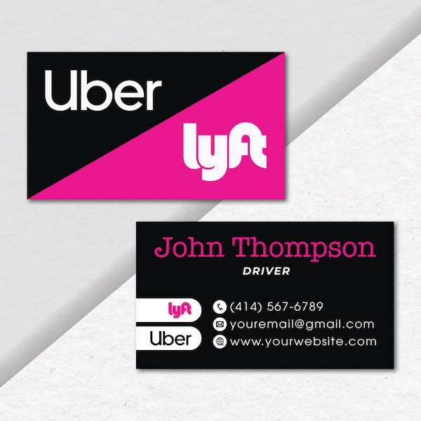 Lyft Business Cards - Etsy