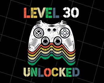 Level 30 Unlocked Png - Etsy