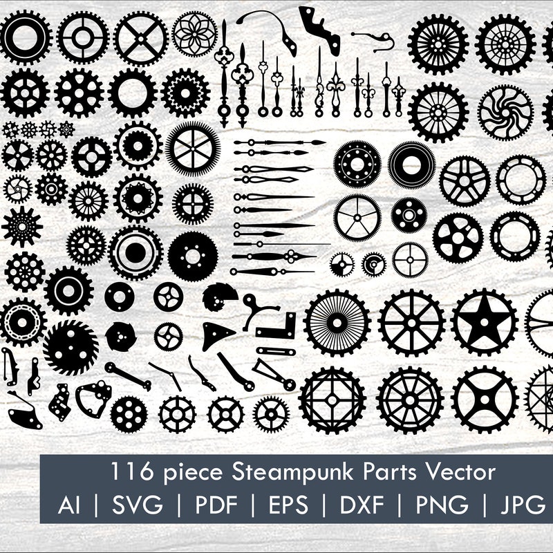Steampunk Svg - Etsy