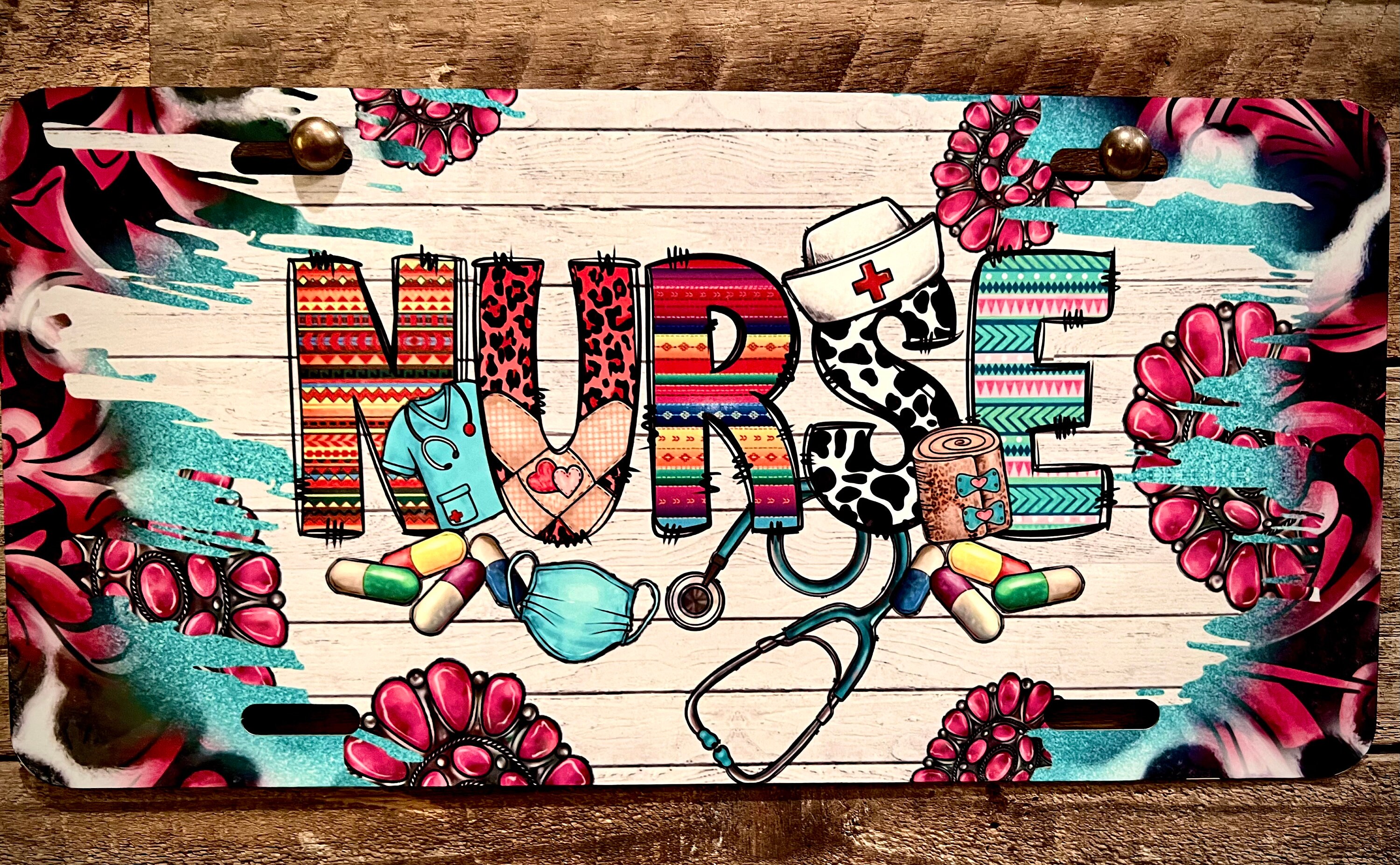 Nurse License Plate - Etsy