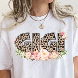 Floral Gigi Sublimation Designs Downloads, Sublimation Files Png ...