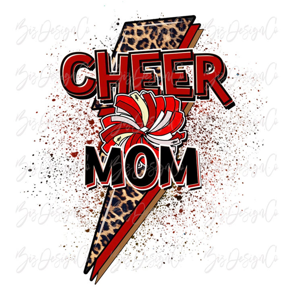 Leopard Cheer Mom Png RETRO Sports Sublimation Designs - Etsy