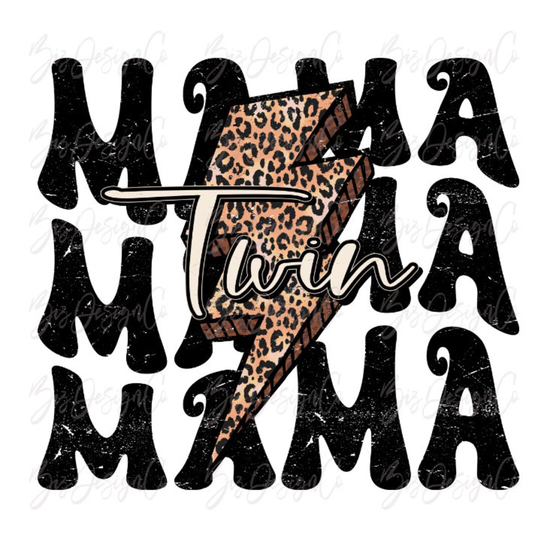 Retro Twin Mama Png, Mom of Twins Png, Mama Sublimation Download, Boy ...