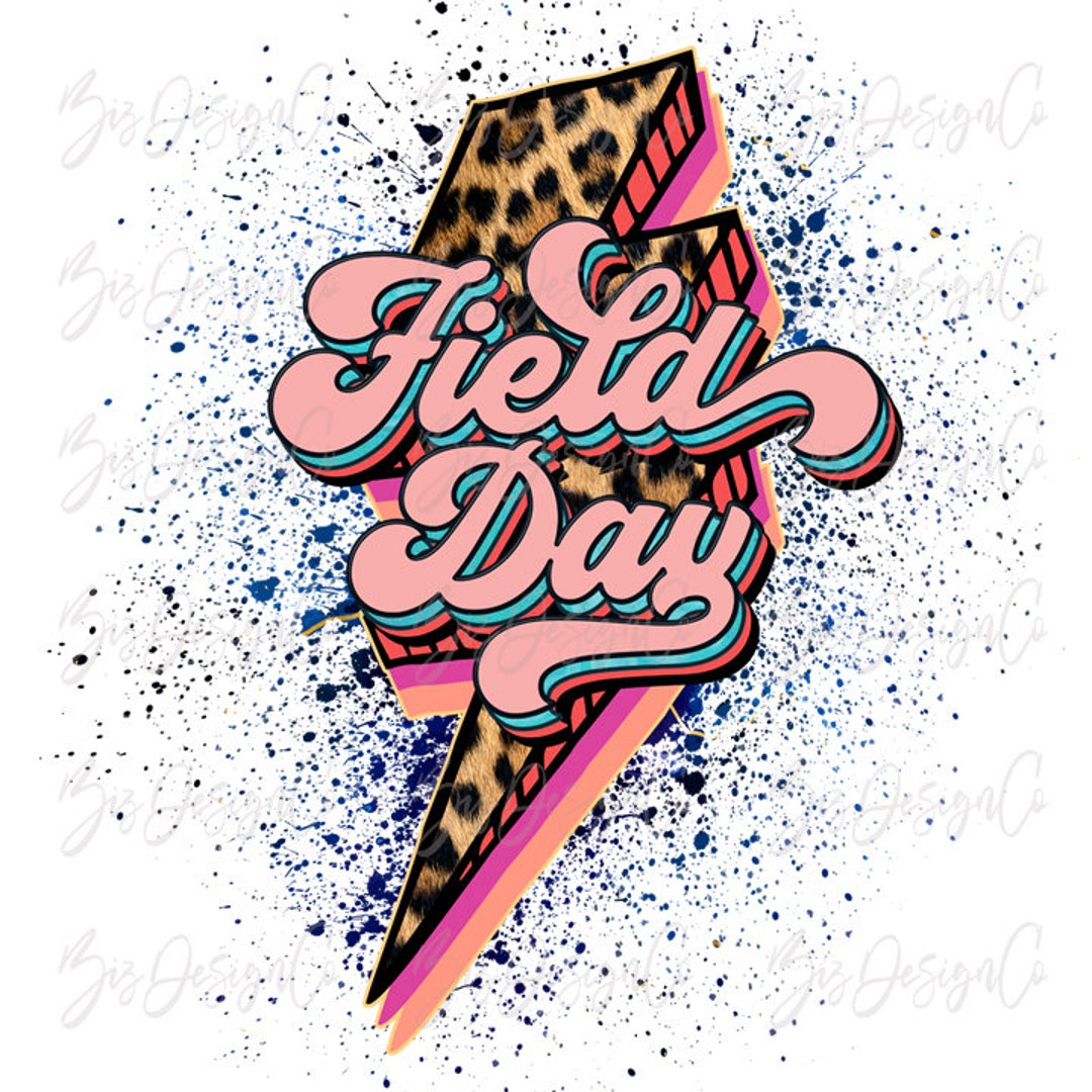 Field Day Png , Retro Leopard Sports Sublimation Designs Downloads ...