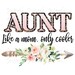 Aunt Sublimation Designs Downloads Floral Auntie Png Boho - Etsy