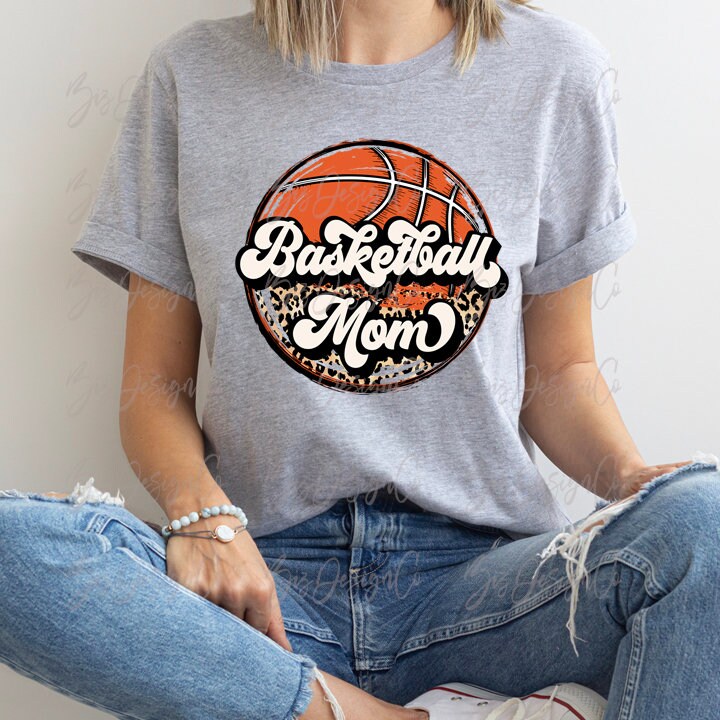 Retro Basketball Mom Png Cheetah Leopard Basketball - Etsy