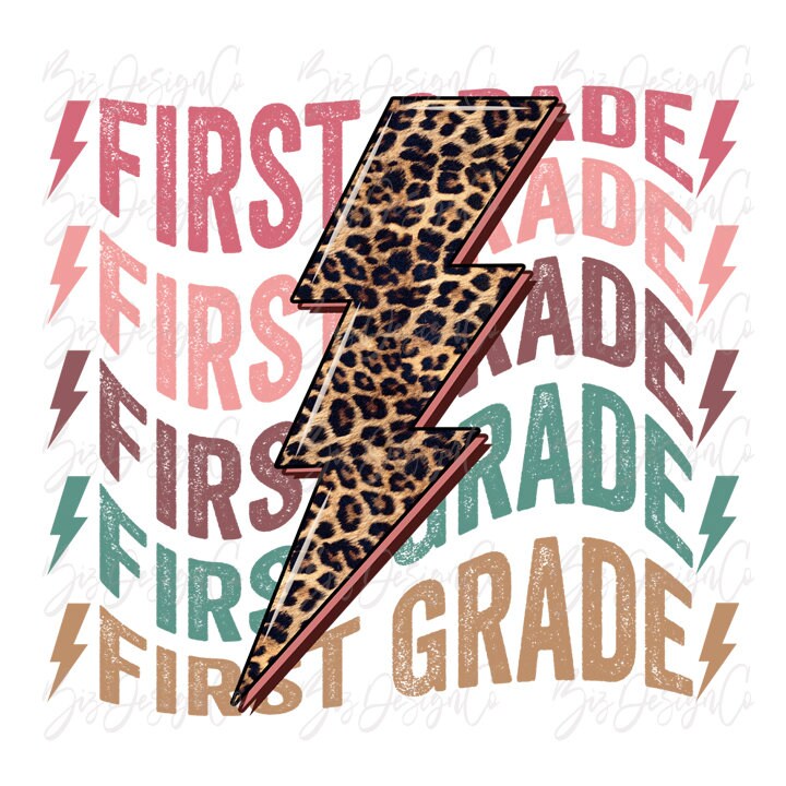 Retro First Grade Png 1st Grade Sublimation Designs - Etsy