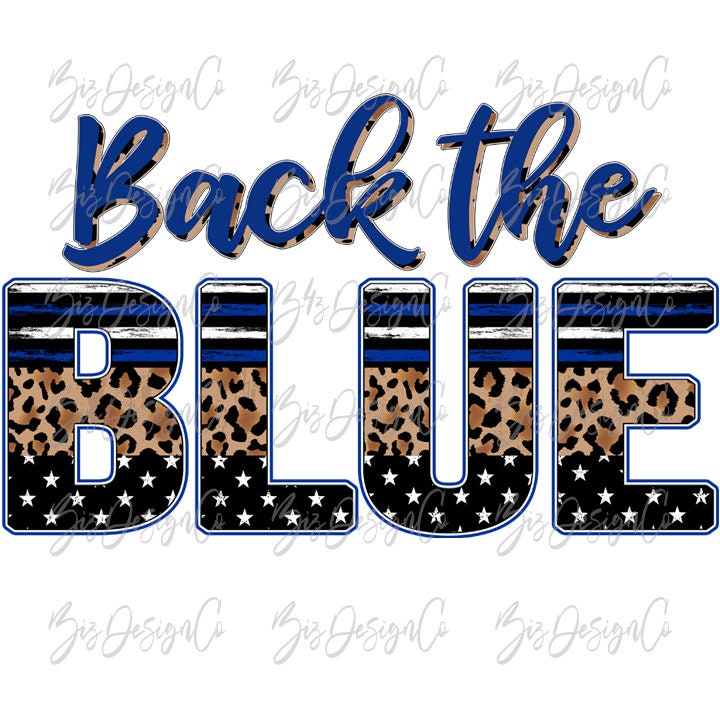 Back the blue png 4th of july sublimation designs downloads | Etsy