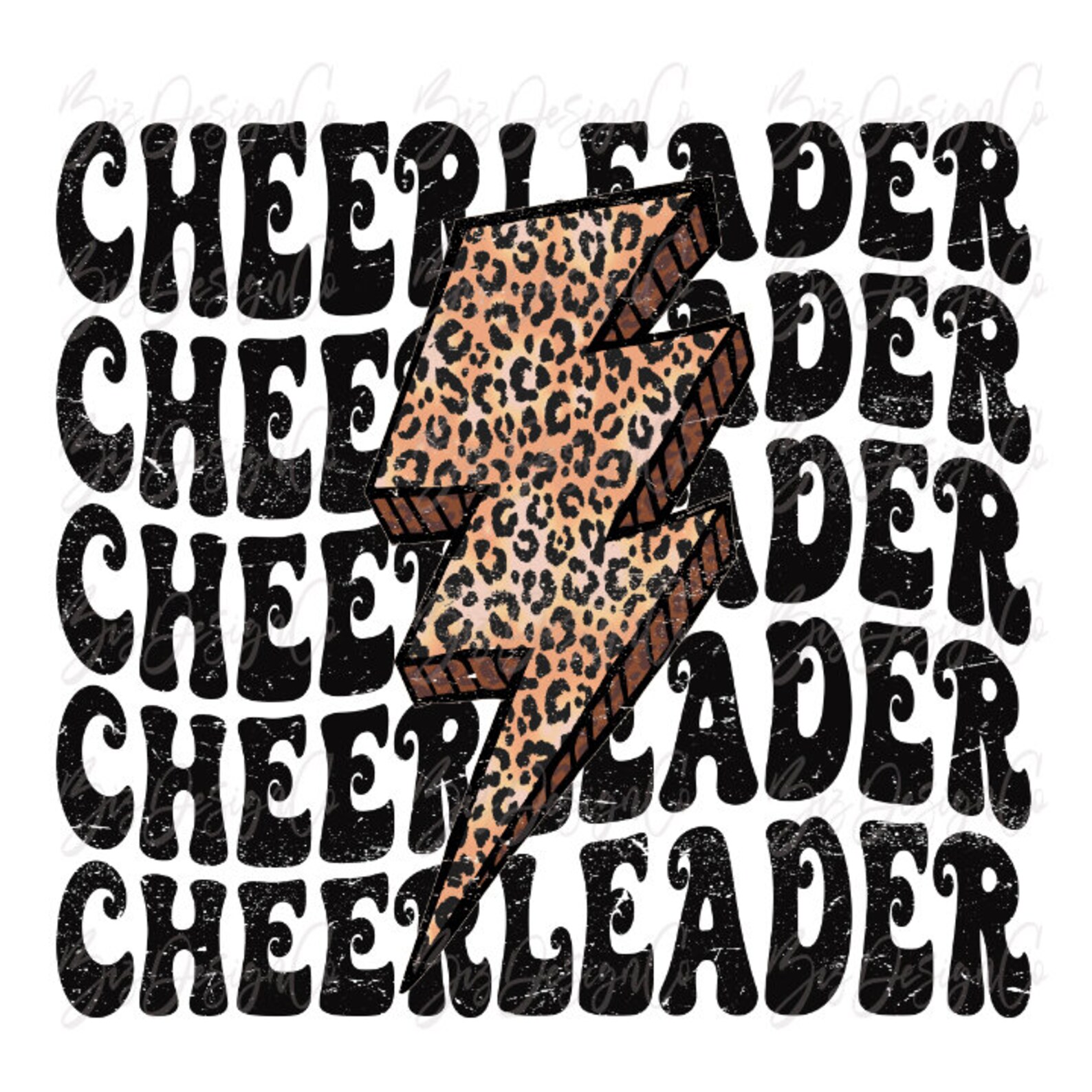 Leopard Cheerleader Png RETRO Sports Sublimation Designs - Etsy