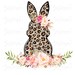 Leopard Happy Easter Png Clipart, Retro Easter Sublimation Designs ...