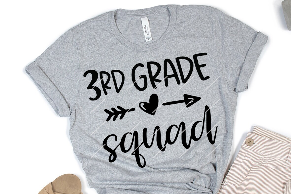 Third Grade Squad Svg Third Grade Svg 3rd Grade Squad Svg - Etsy