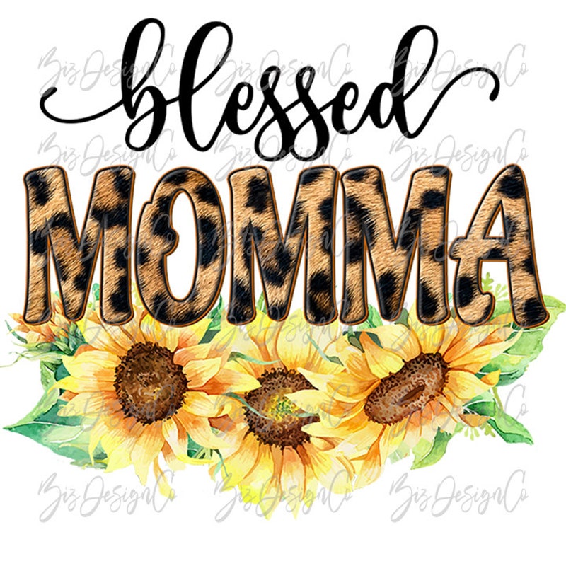 Blessed Momma Svg - Etsy