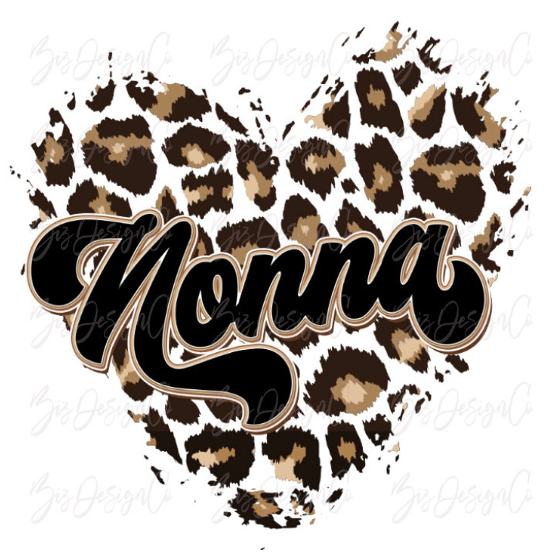 Nonna Leopard Png RETRO Grandma Sublimation Designs - Etsy