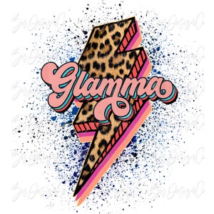 Glamma Leopard Png, RETRO Grandma Sublimation Designs Downloads, Mama ...