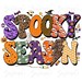 Retro Spooky Season Png, Groovy Halloween Sublimation Designs Downloads ...