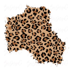 Retro Leopard Patches Png, Leopard Print Patches PNG, Leopard Patch ...