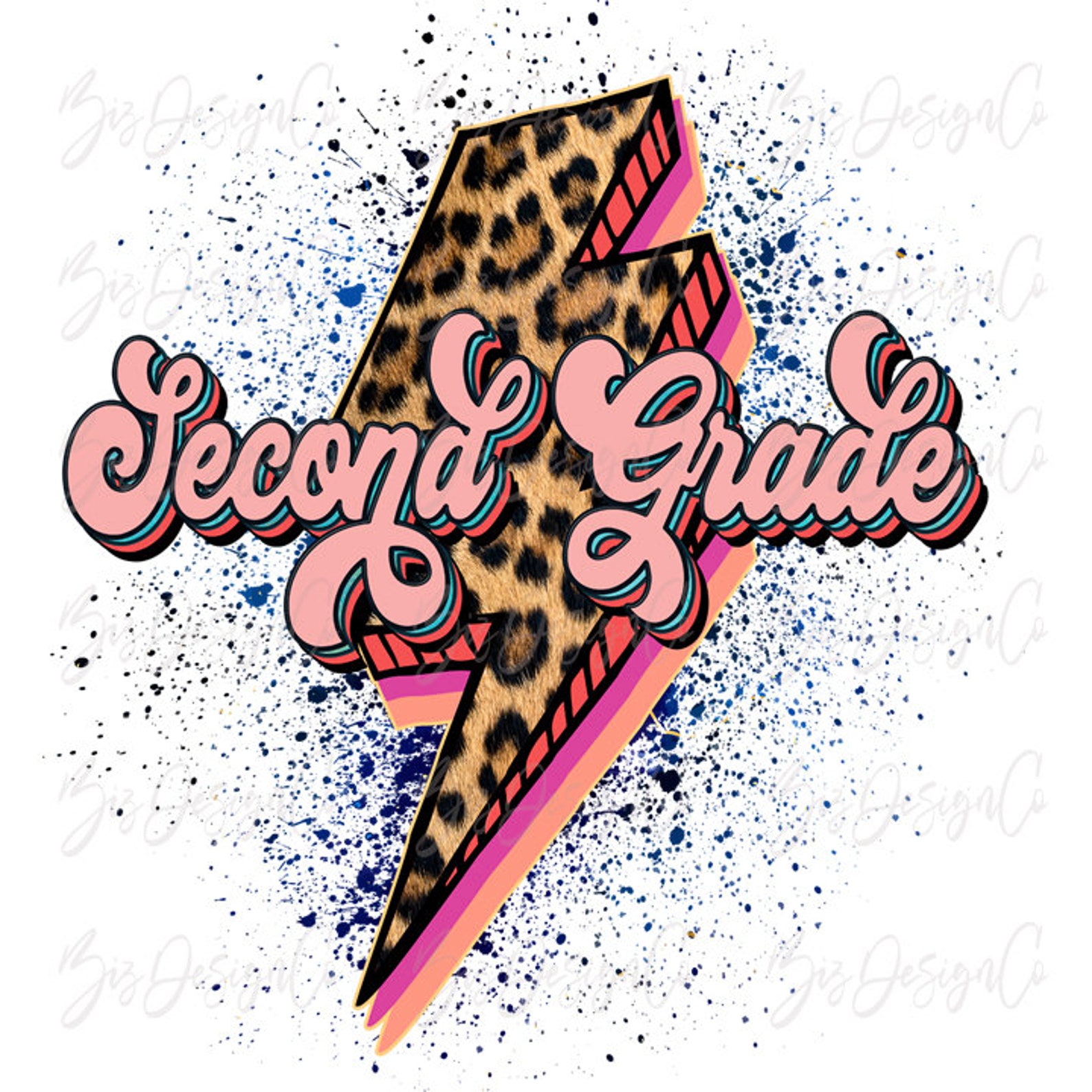 Retro Second Grade Png 2nd Grade Sublimation Designs - Etsy