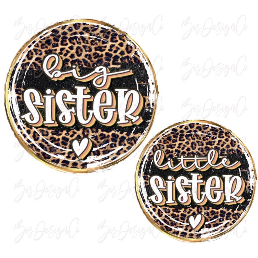 Big Sister Little Sister Png Print, Girl Sublimation Designs Downloads ...