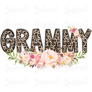 Floral Grammy Png, Boho Floral Grammy Sublimation Designs Downloads ...