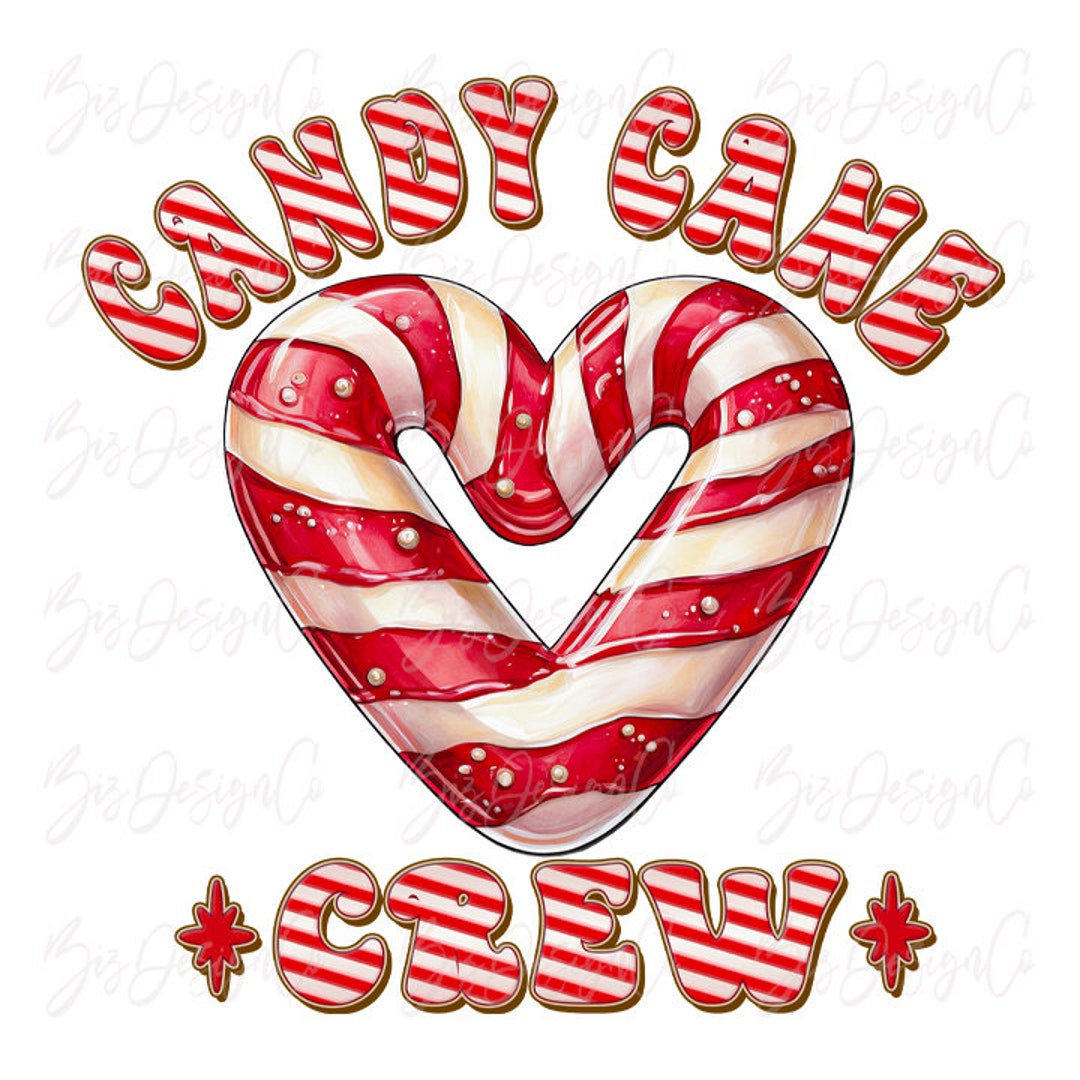 Candy Cane Crew Png, Candy Cane Christmas Club Png, Christmas Candy ...