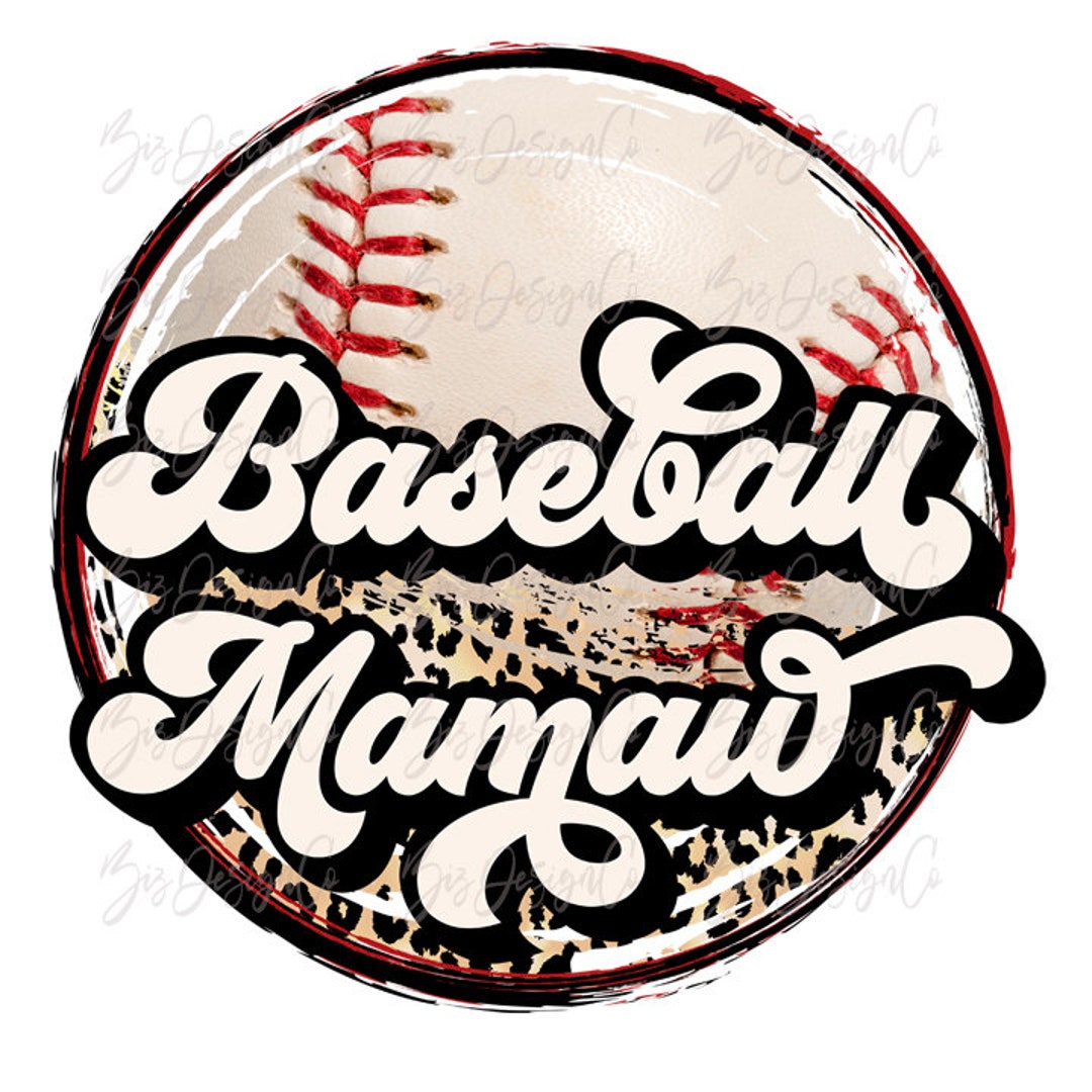 Retro Baseball Mamaw Png, Cheetah Leopard Baseball Sublimation Designs ...