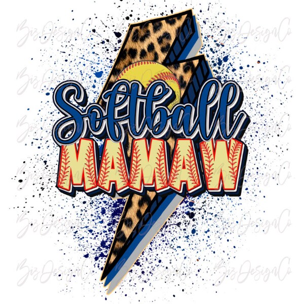 Softball Mamaw Shirt - Etsy
