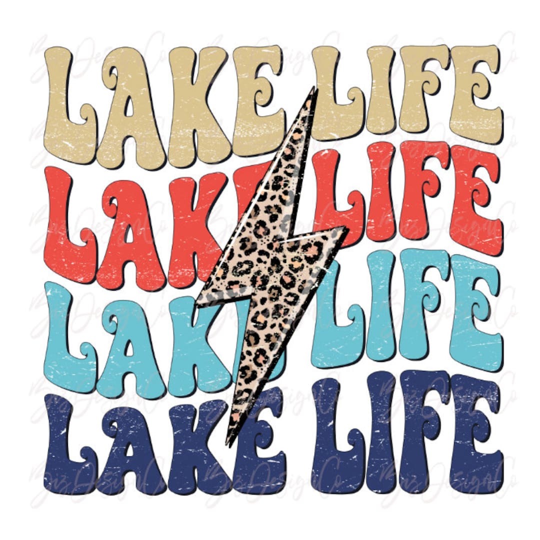 Lake Life Png, Leopard Lake Vibes Shirts for Woman Design File, Lake ...