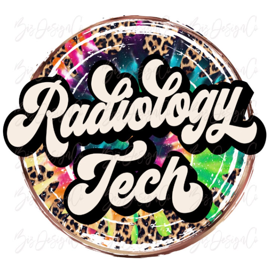 Leopard Radiology Tech Sublimation Designs Downloads, Retro Tiedye ...