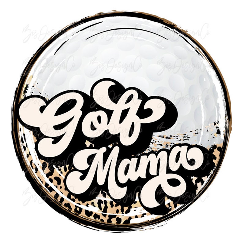 Retro Golf Mama Png Cheetah Leopard Golf Sublimation Designs - Etsy