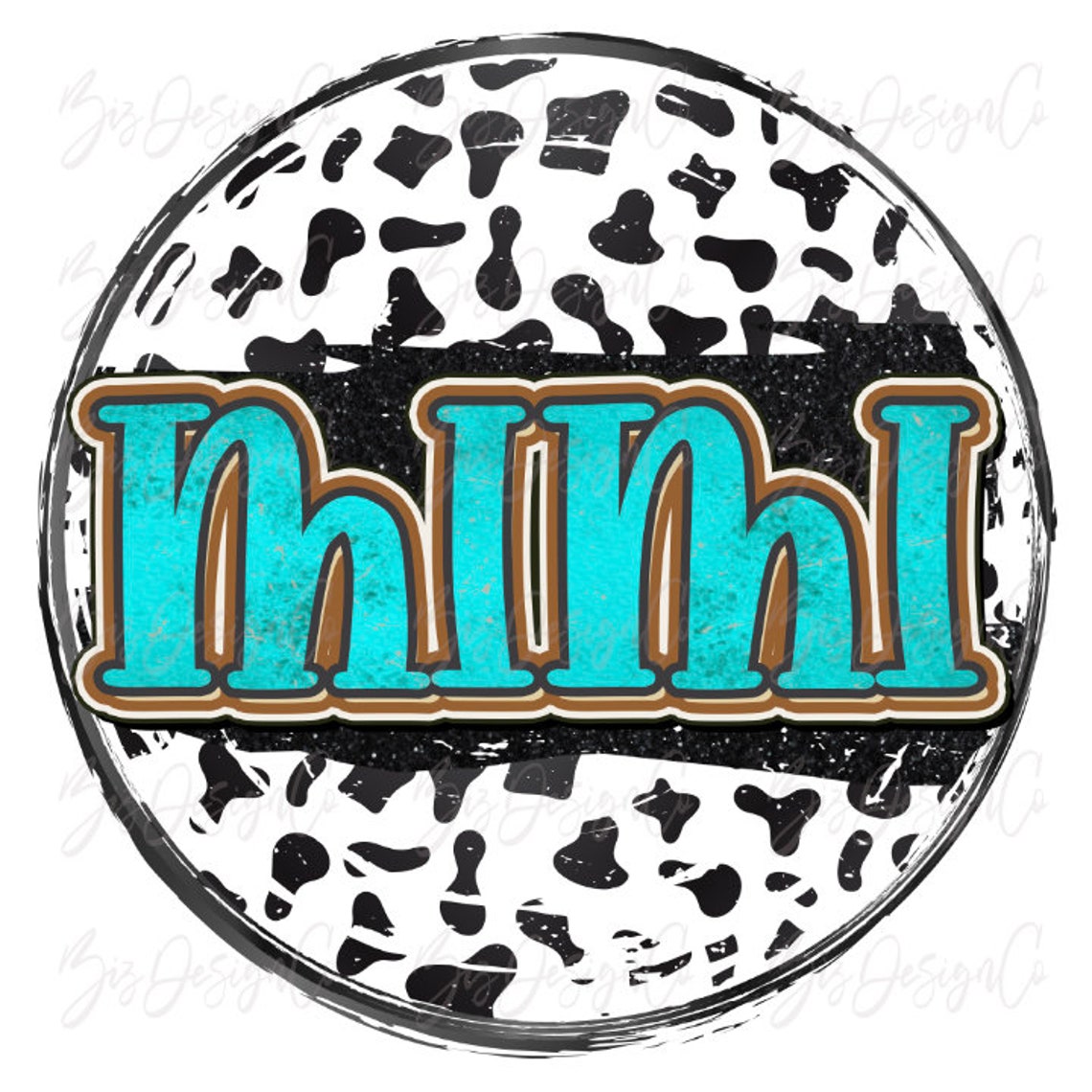 Cow Print Mimi Png Sublimation Blue Grandma Cow Print Png - Etsy