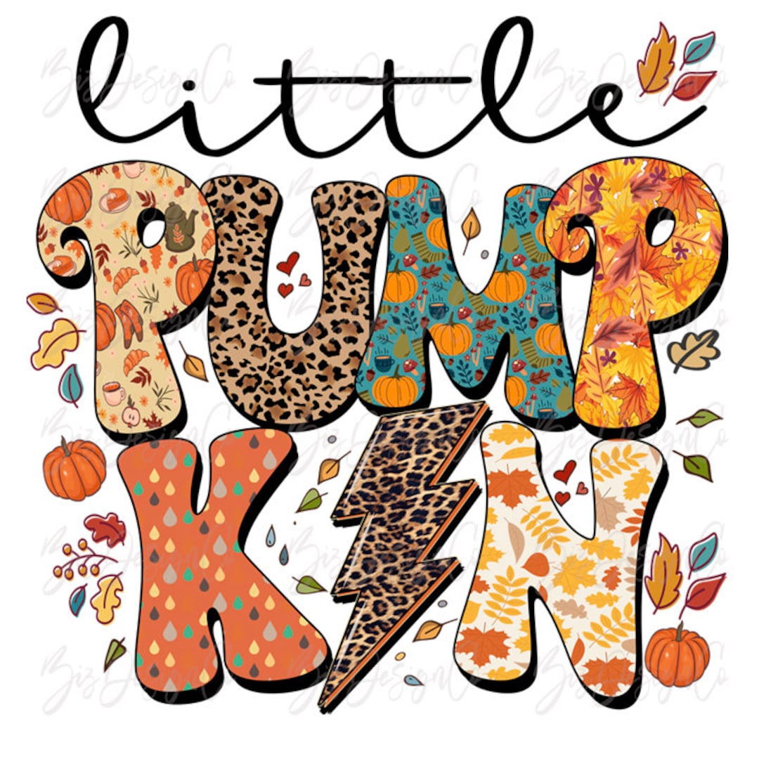 Little Pumpkin Png, Kids Pumpkin Sublimation Designs Downloads, Pumpkin ...