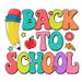 Groovy Back to School Png, Retro Happy First Day of School Png, School ...