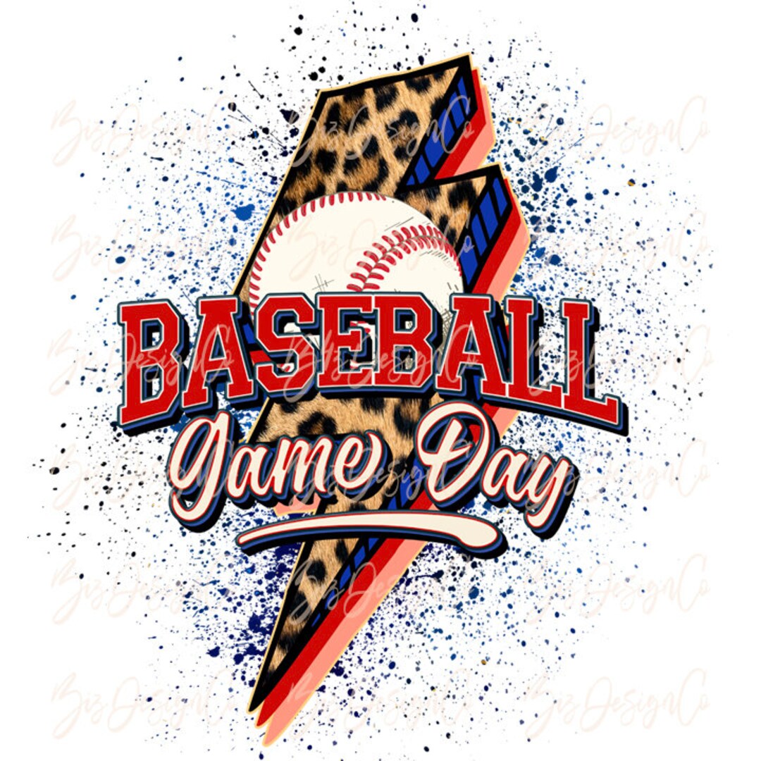 Baseball Game Day is the Best Day Png, Leopard Sublimation Designs ...