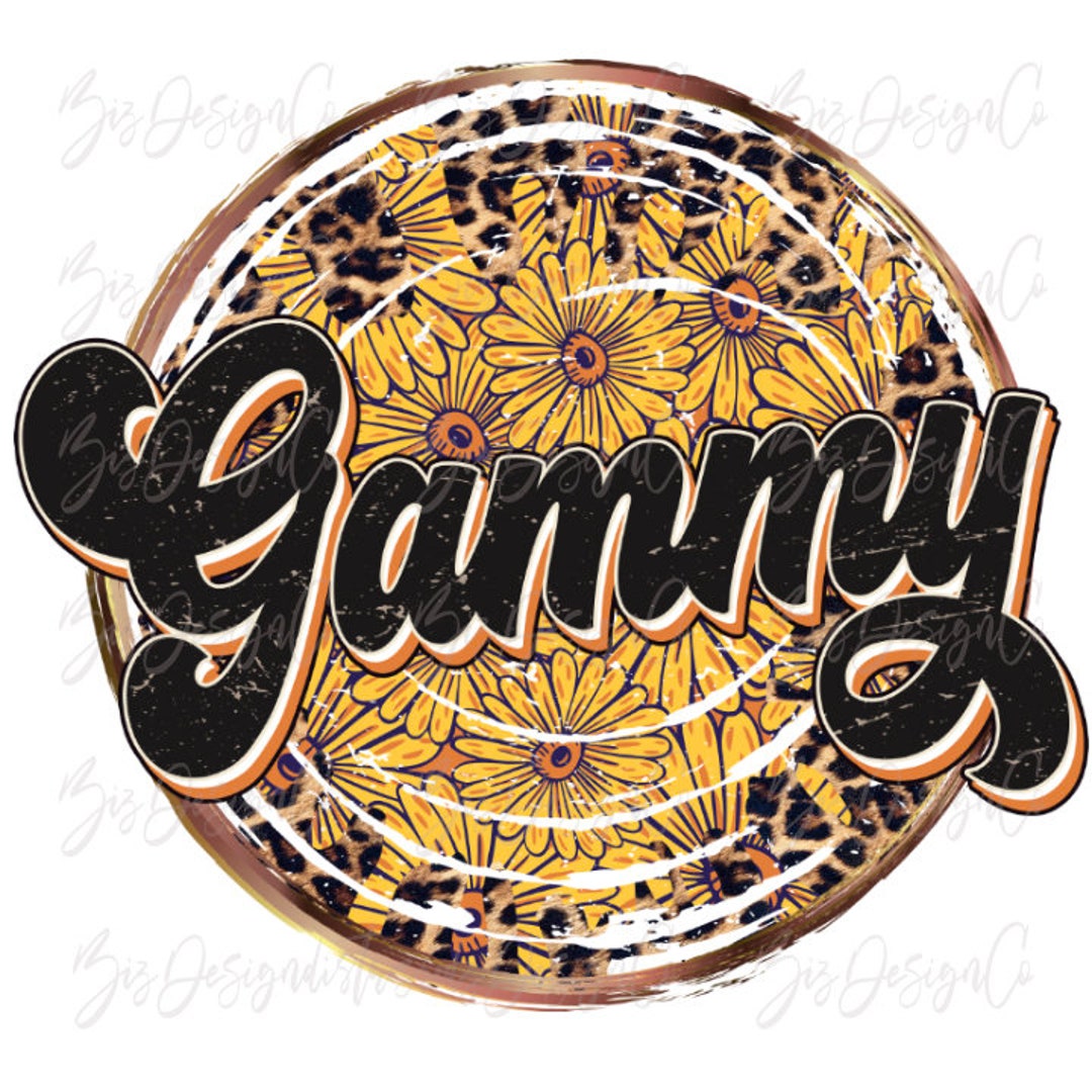Gammy Sublimation Designs Downloads, Leopard Grandma Sublimation Files ...