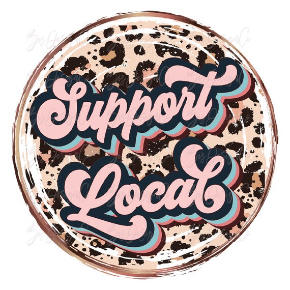 Support Local Png Leopard Sublimation Designs Downloads Shop - Etsy