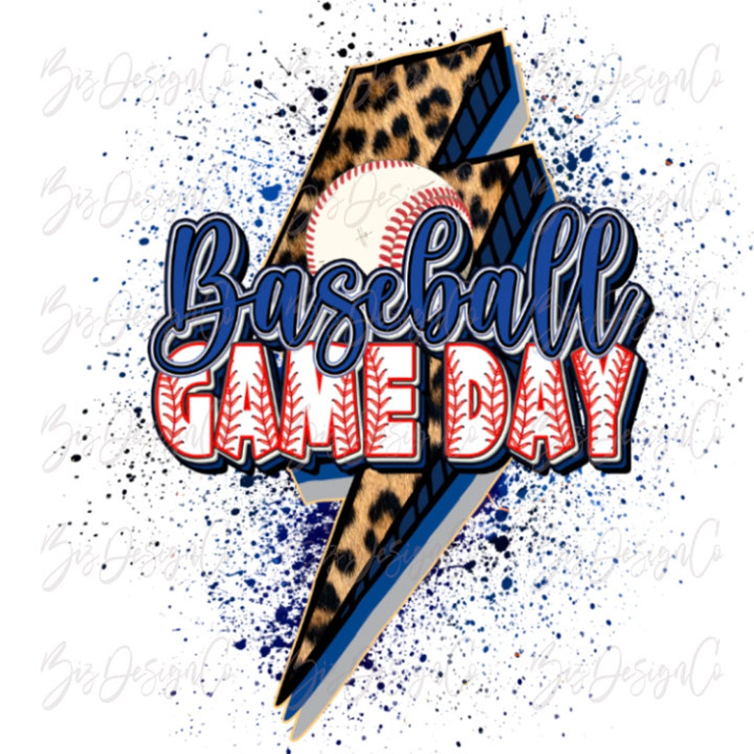 Baseball Game Day is the Best Day Png, Leopard Sublimation Designs ...