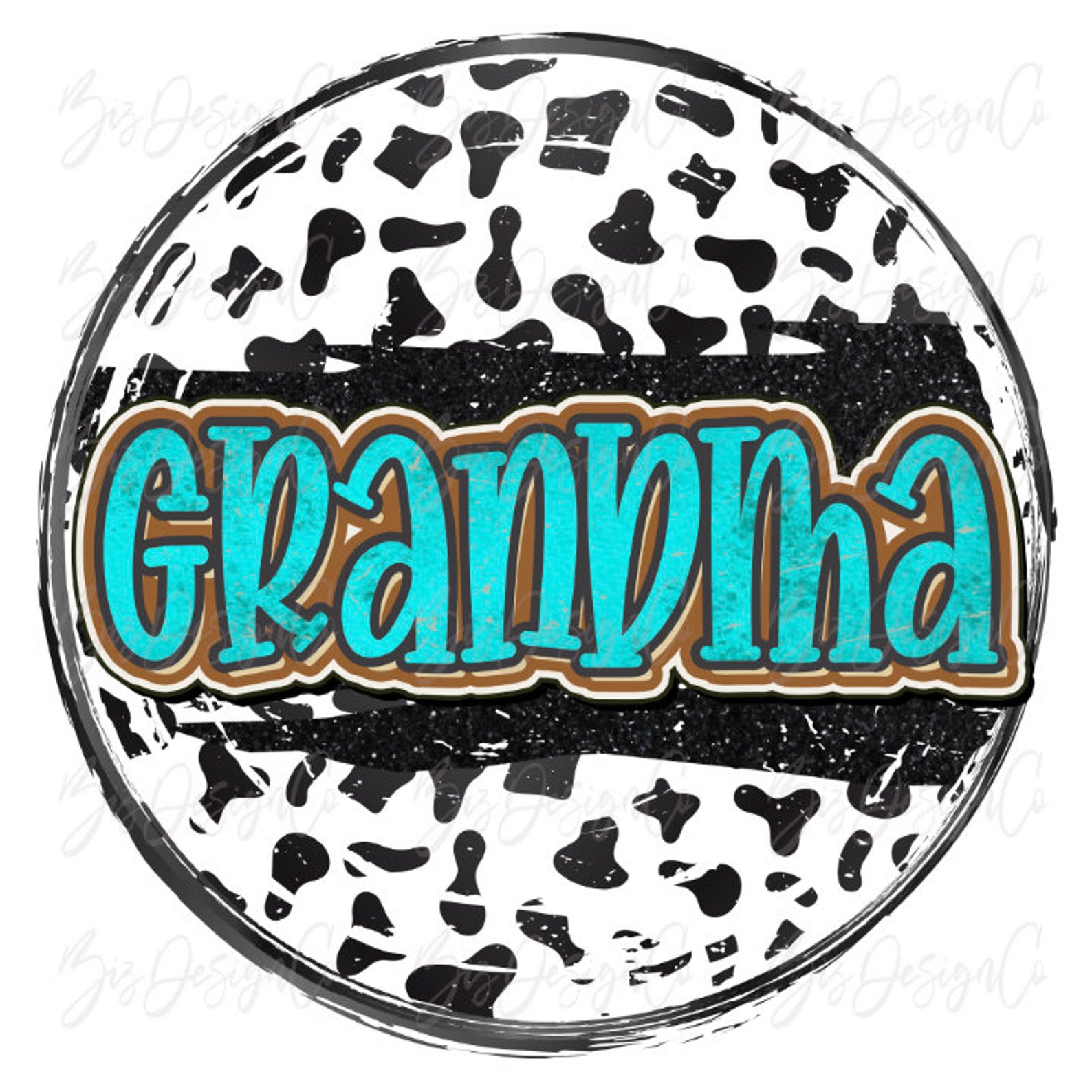 Cow Print Grandma Png Sublimation Grandma Cow Print Png - Etsy