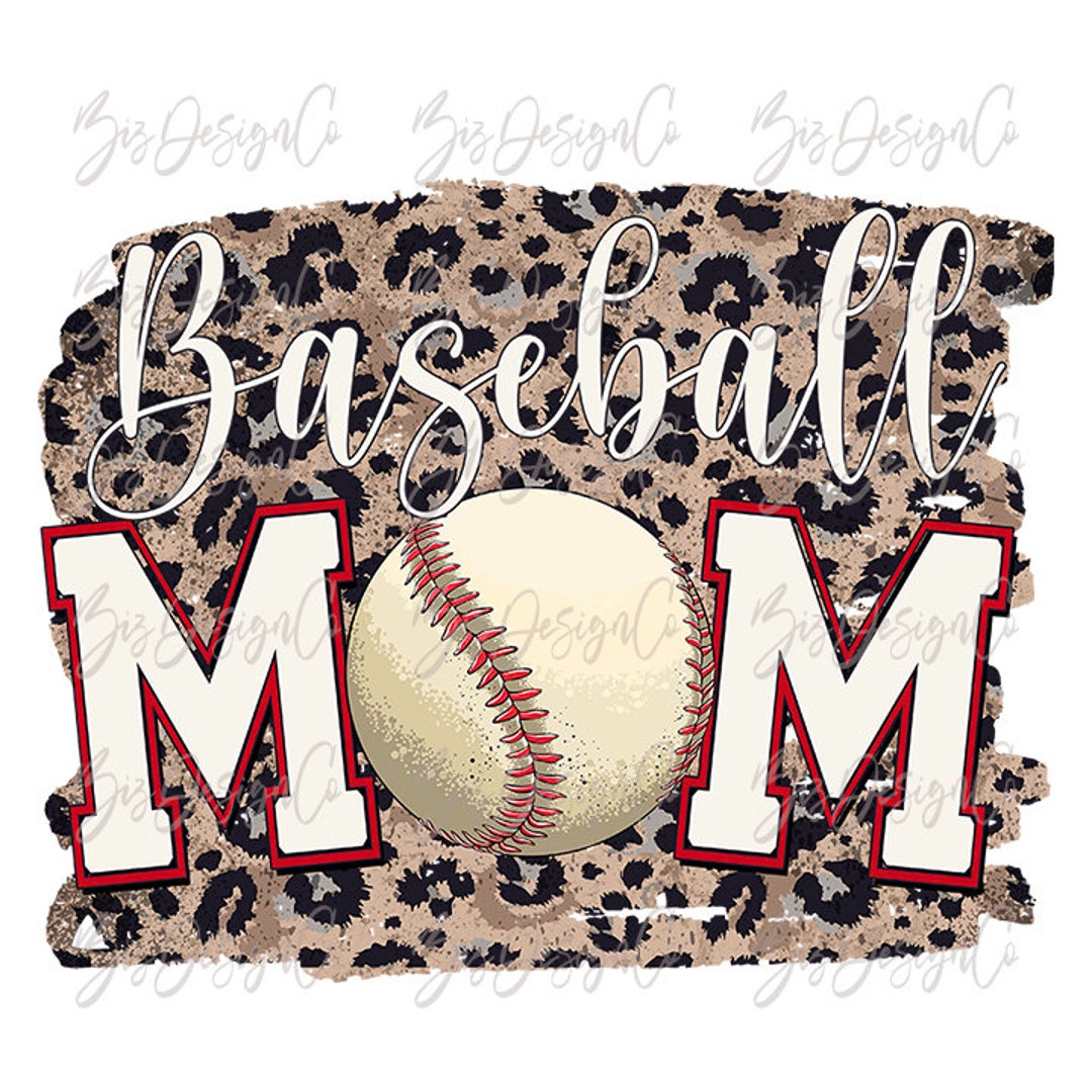 Leopard Baseball Mom Png, Leopard Baseball Png, Baseball Mom ...