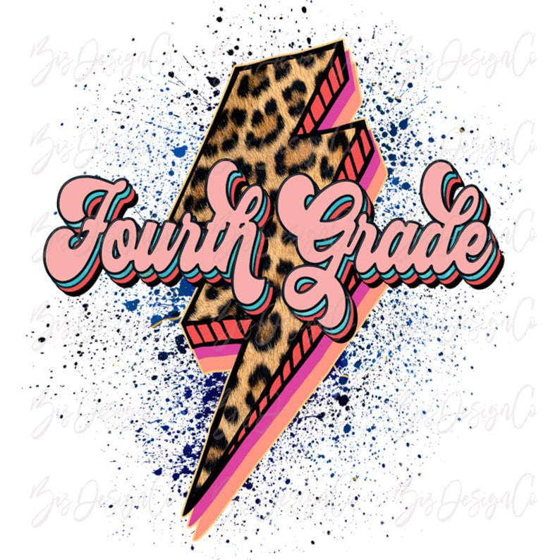 Retro Fourth Grade Png 4th Grade Sublimation Designs - Etsy