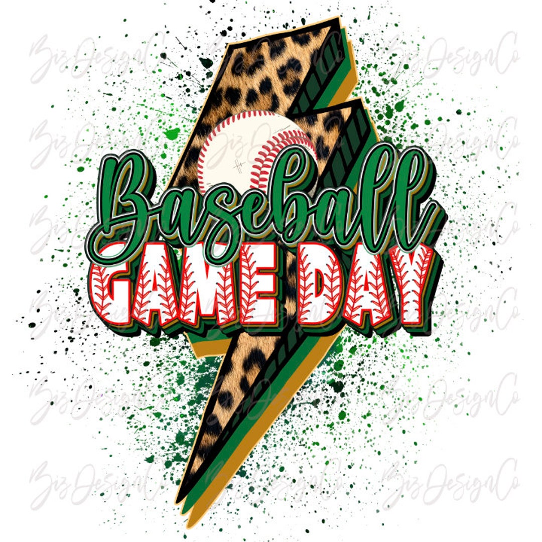 Baseball Game Day is the Best Day Png, Leopard Sublimation Designs ...