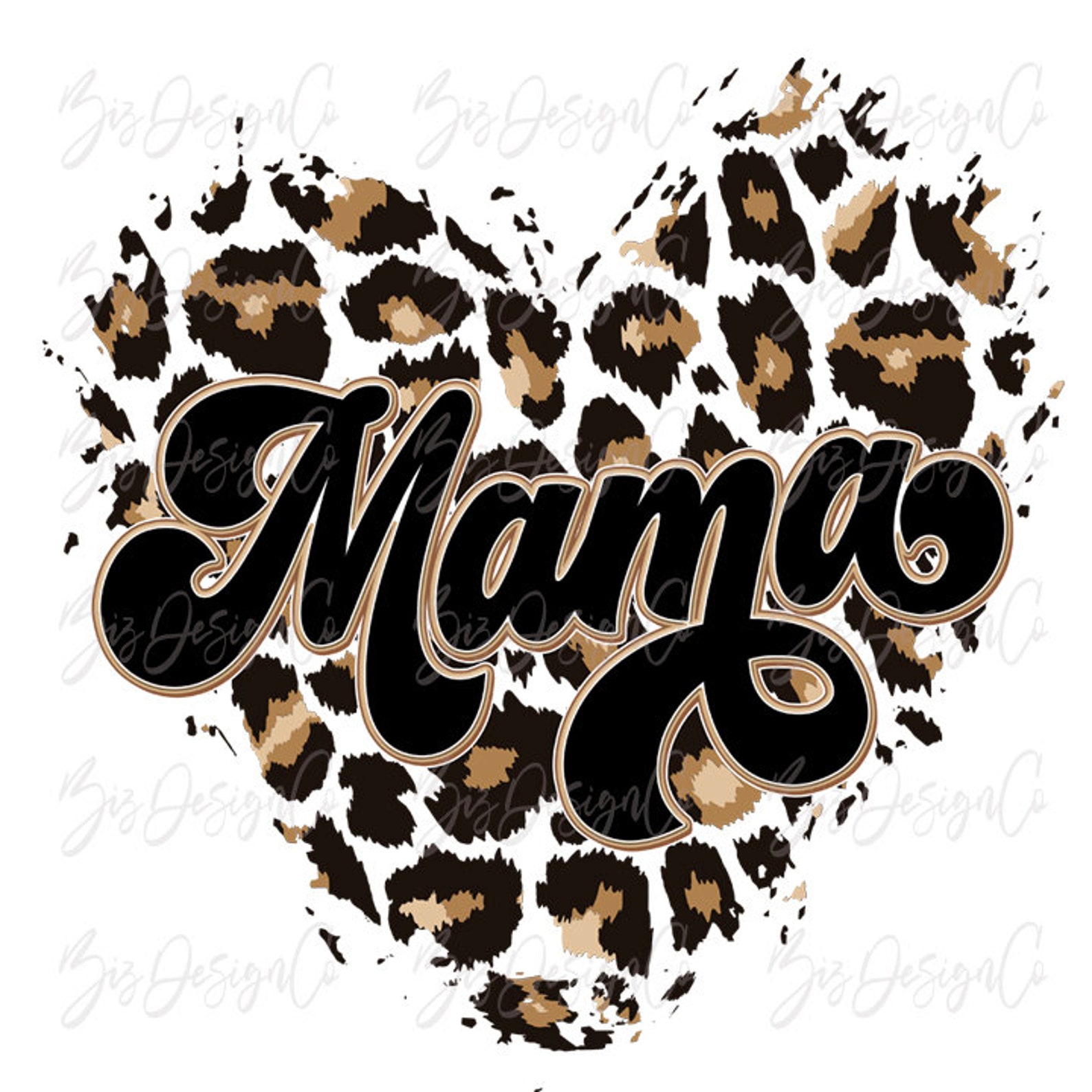 Mama Leopard Png Leopard Mom Sublimation Designs Downloads | Etsy