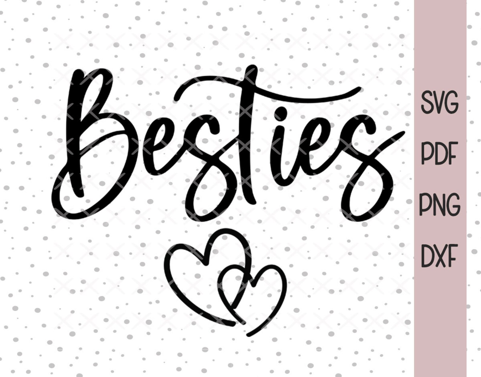 Besties Heart Svg. Besties Svg Best Friends SVG Files for - Etsy UK