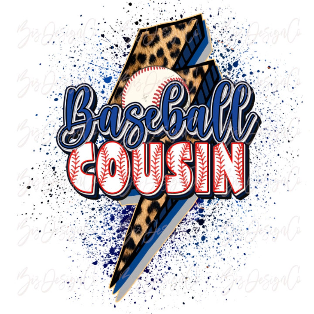 Blue Baseball Cousin Png Cheetah Leopard Baseball Sublimation - Etsy
