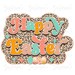 Leopard Happy Easter Png Clipart, Retro Easter Sublimation Designs ...