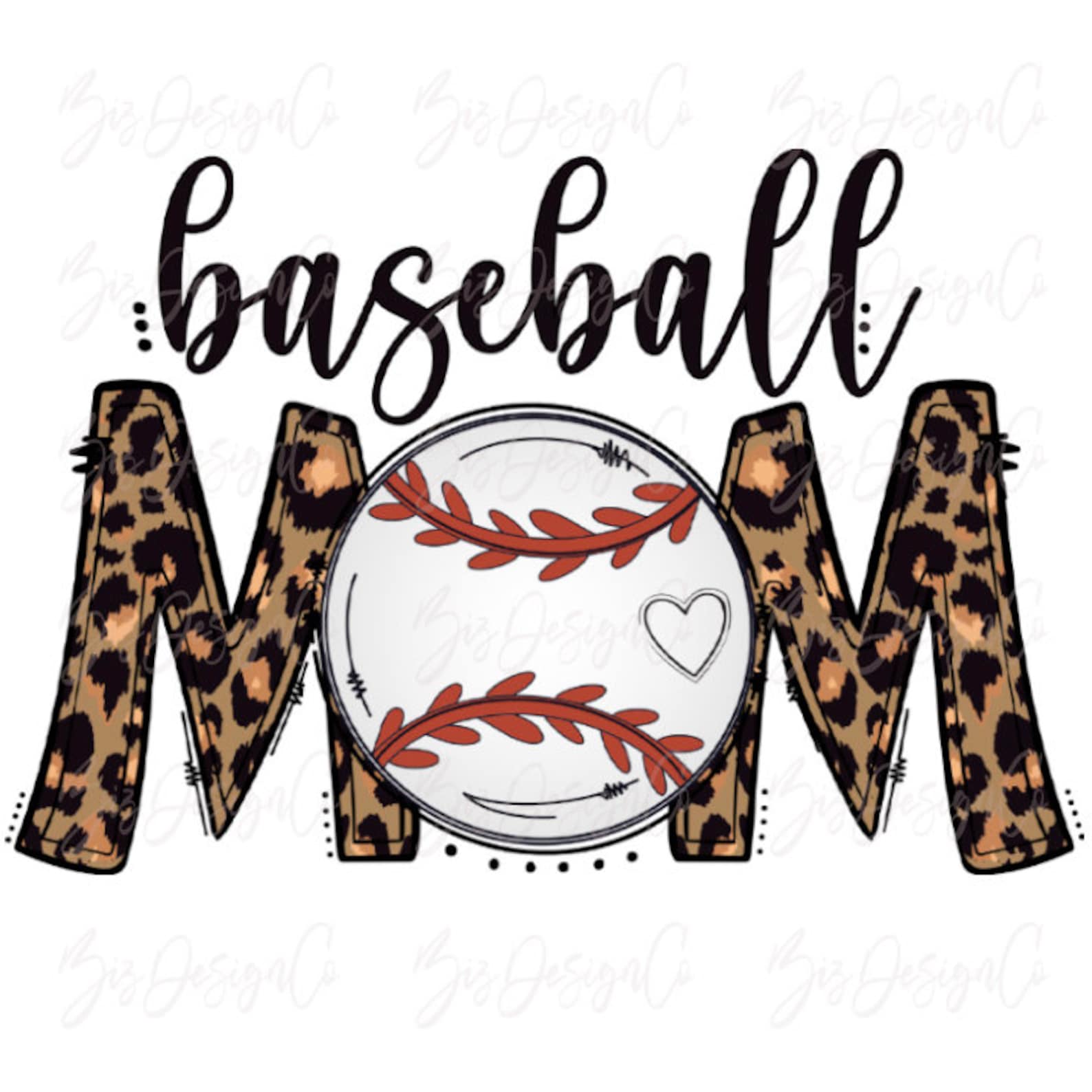 Retro Baseball Mom Png Cheetah Leopard Baseball Sublimation - Etsy