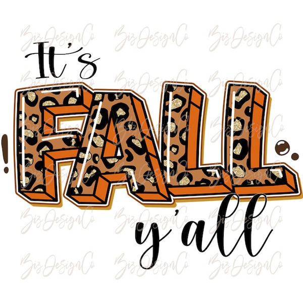 It's Fall Y'all - Etsy