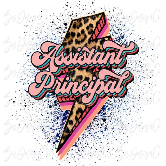 Assistant Principal Png Leopard Sublimation Designs | Etsy