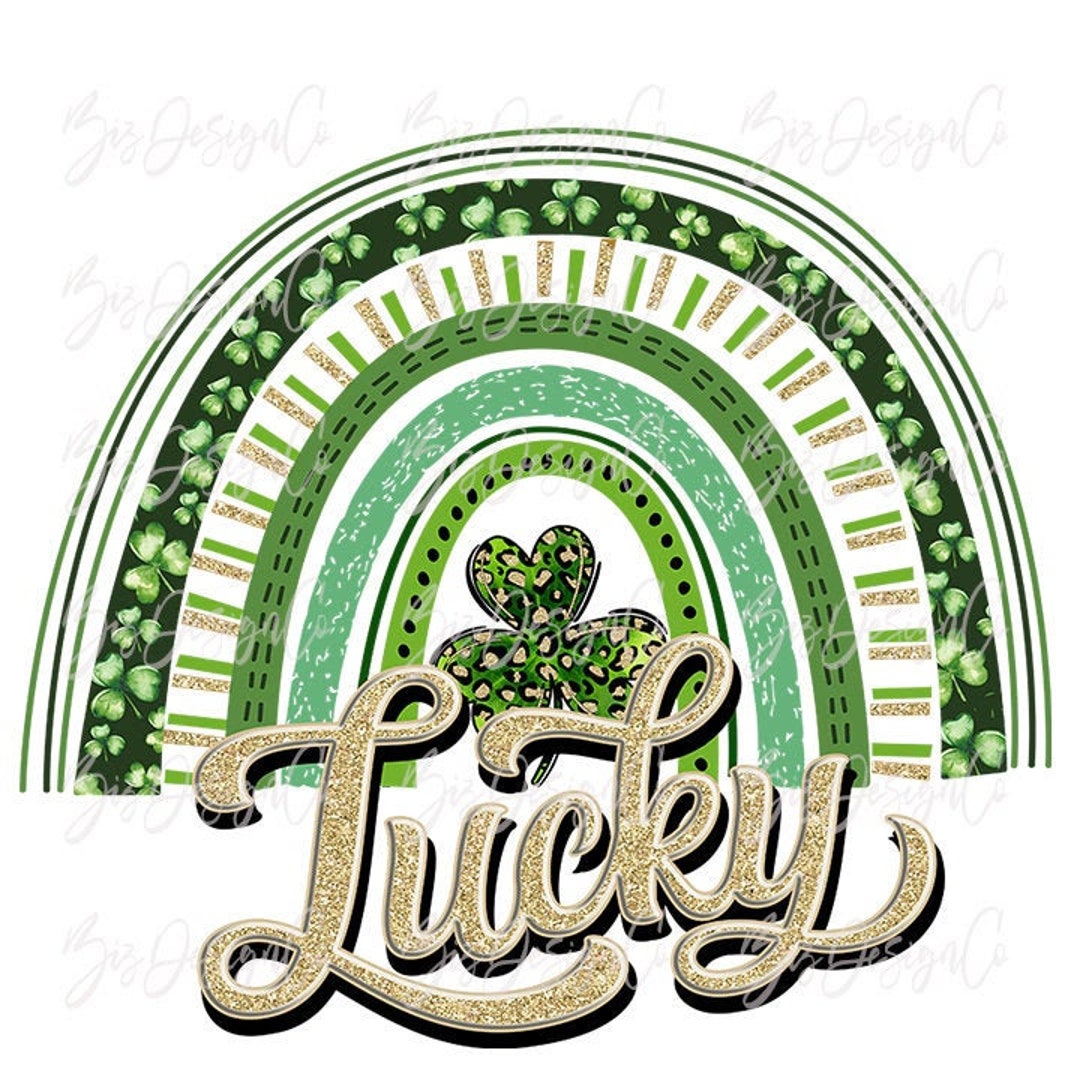 St Patricks Day Lucky Png, St.patricks Day Sublimation Designs ...